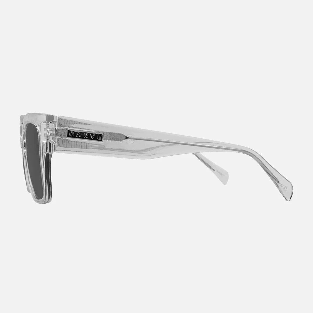 Zeus - Crystal Clear Frame with Gray Lens