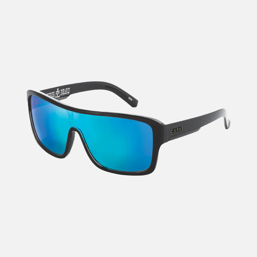 Anchor Beard - Matte Black with Blue Iridium Polarized Lens