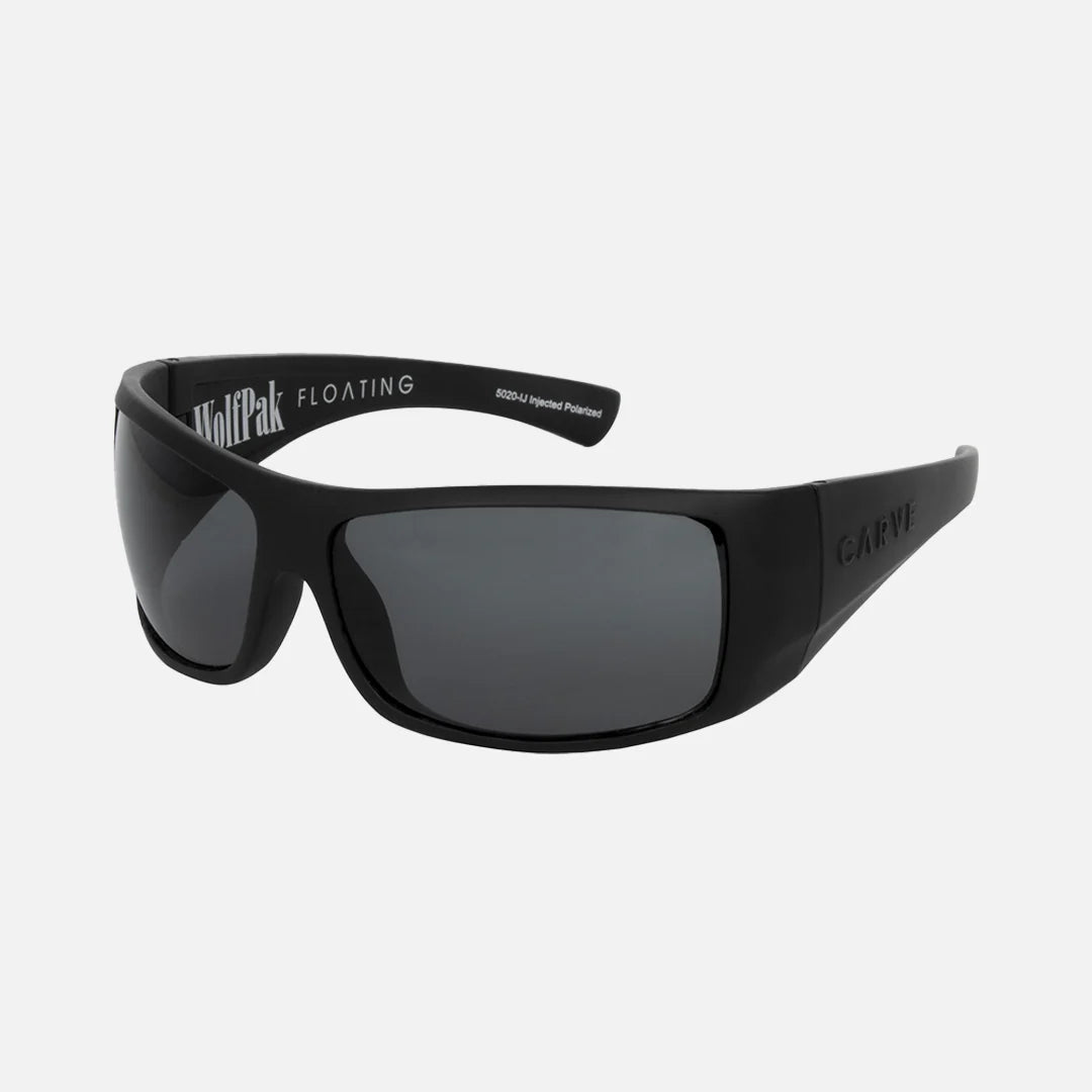 Wolfpak - Floating Matte Black with Gray Injected Polarized Hydrophobi
